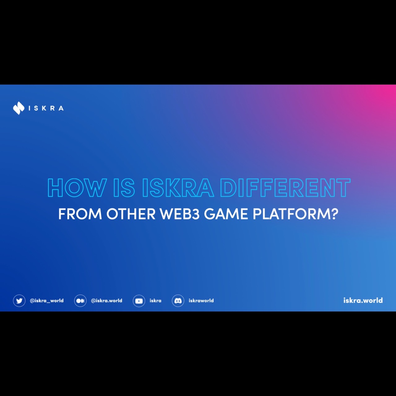 How is Iskra different from other Web3 Game Platforms? - Iskra News