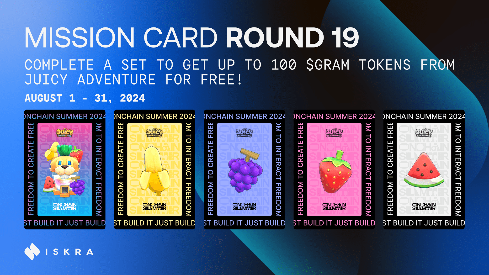 Mission Card Round 19 - Juicy Adventure - Iskra News